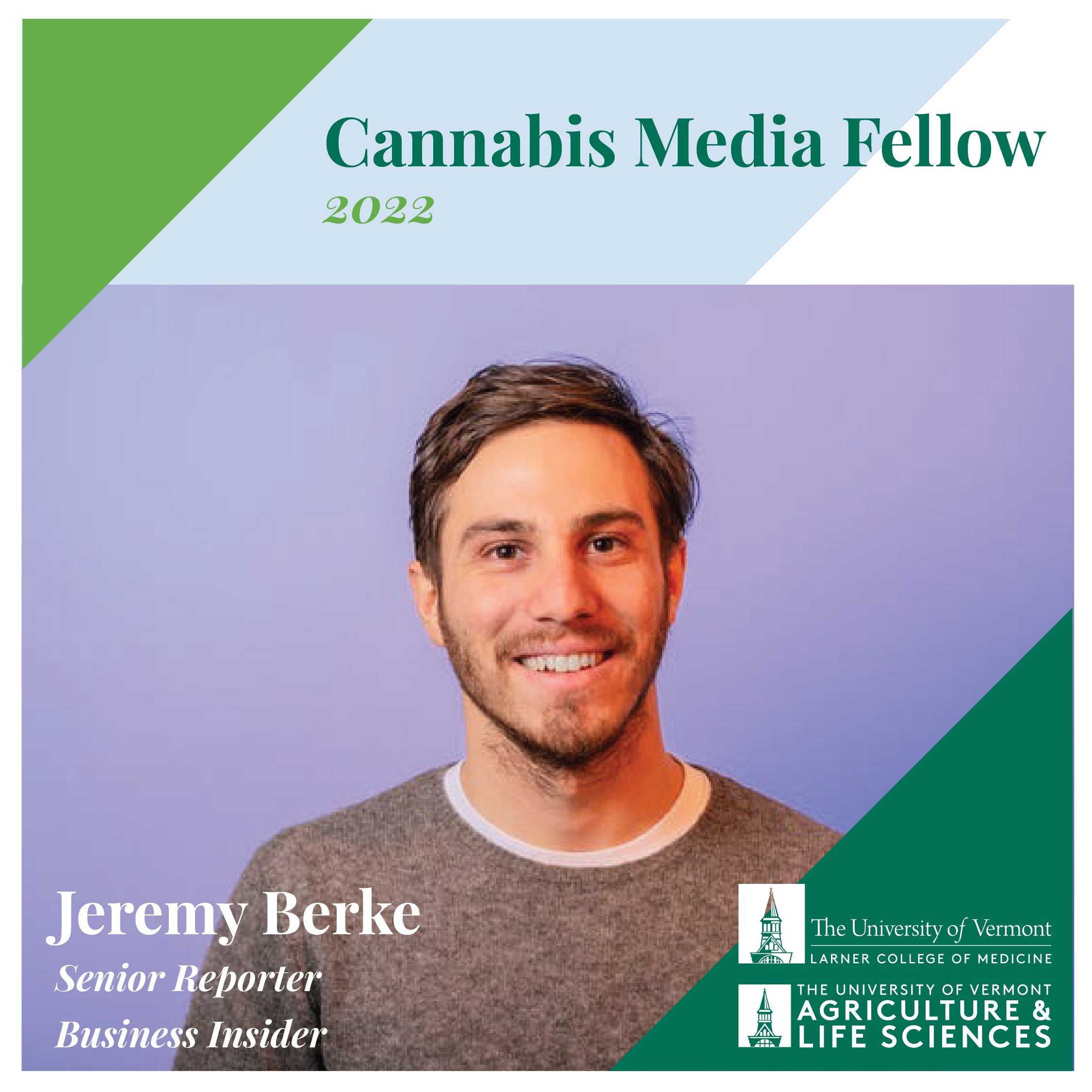 The University of Vermont Cannabis Media Fellowship Applications Page